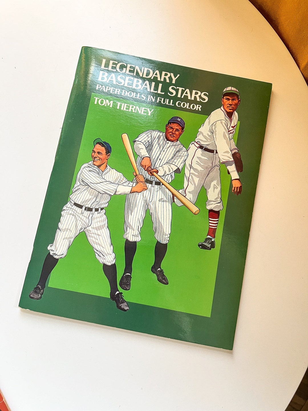 Vintage 1985 Legendary Baseball Stars Paper Dolls Book by Tim Tierney ...