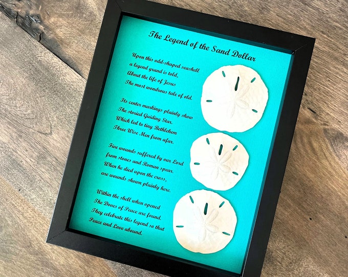 The Legend of the Sand Dollar, Christian Wall Art, Christian Home Decor ...