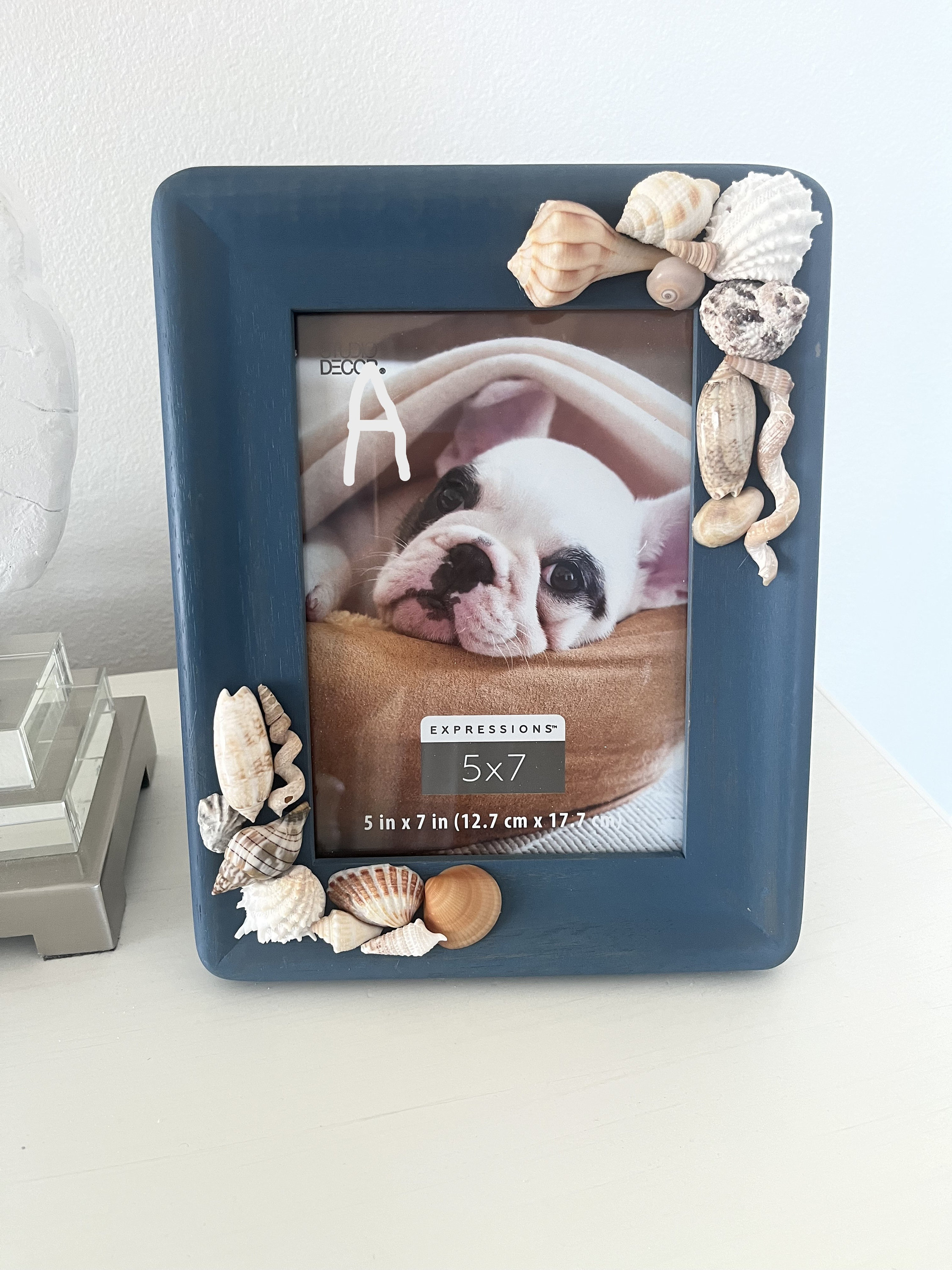 Seashell Accent Frame, Seashell Photo Frame, Seashell Frame, Coastal ...