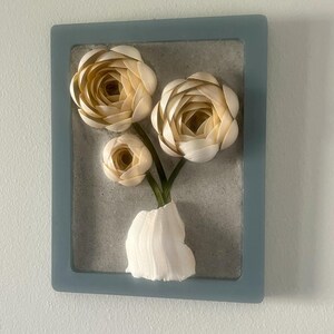 Seashell Flower Art, Buttercup Lucine Art, Beach Home Decor, Coastal ...