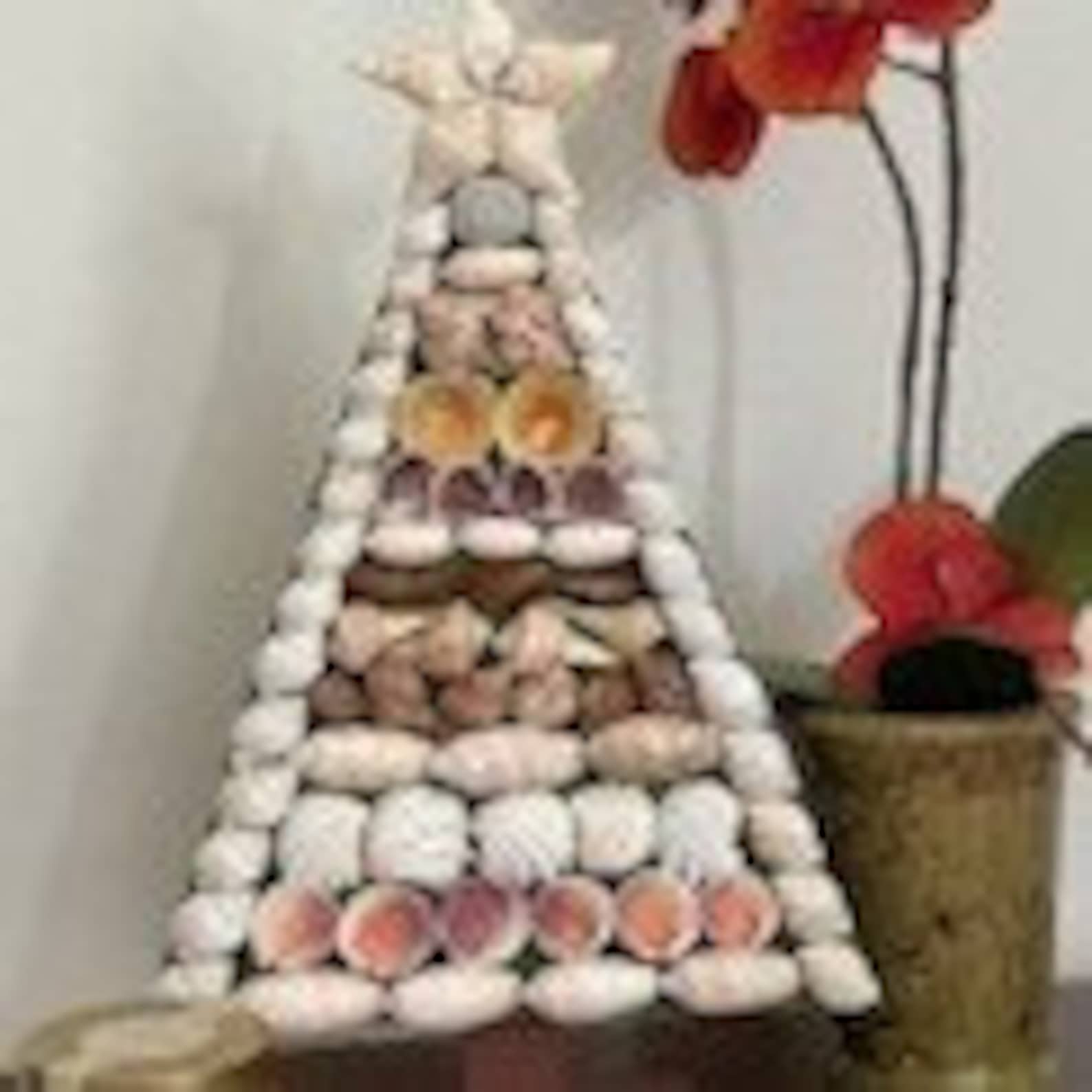 Seashell Tree, Seashell Christmas Tree, Coastal Christmas Tree, Coastal ...