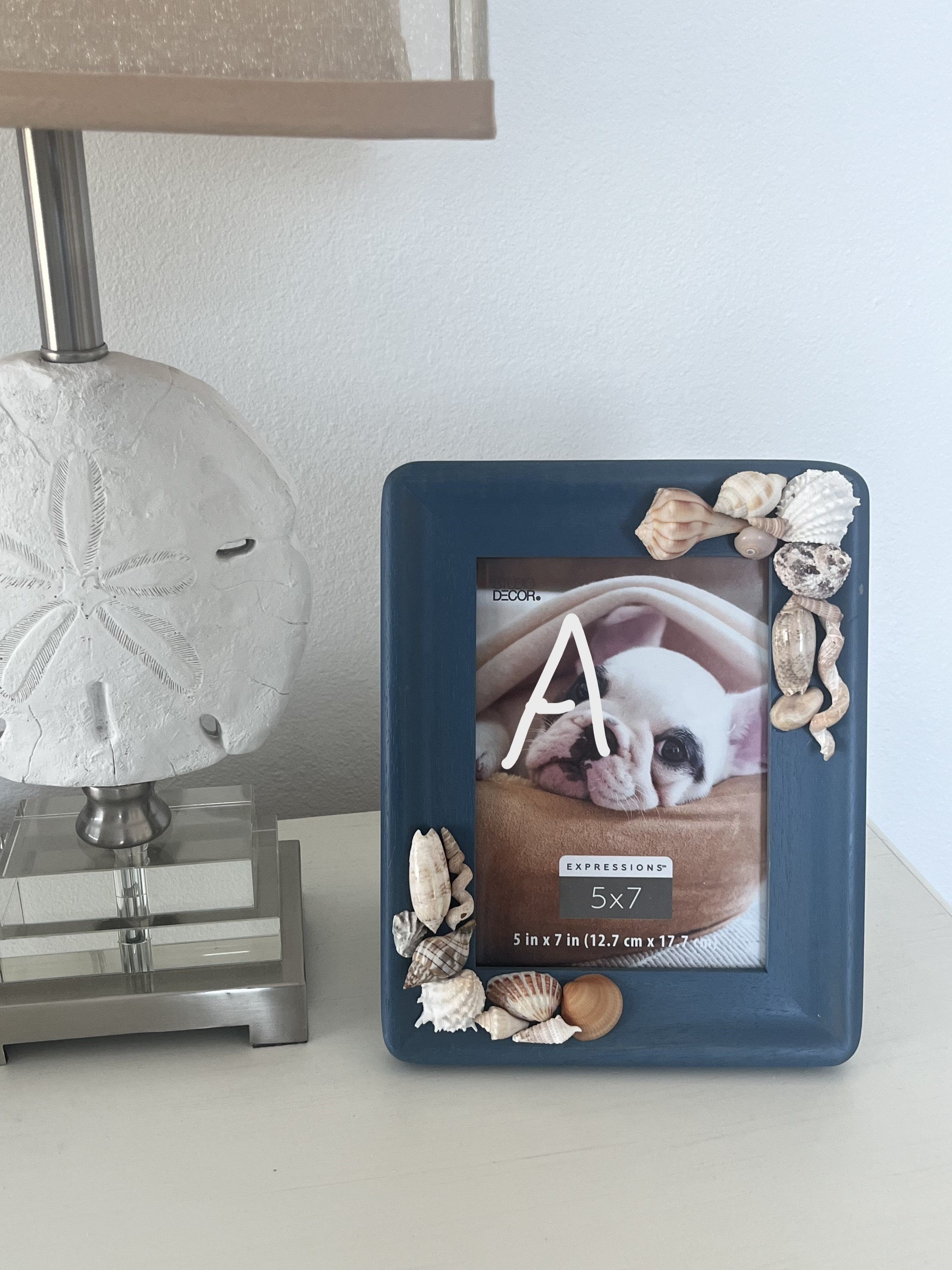 Seashell Accent Frame, Seashell Photo Frame, Seashell Frame, Coastal ...