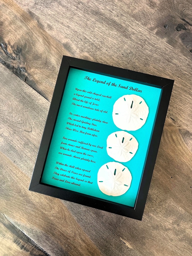 The Legend of the Sand Dollar, Christian Wall Art, Christian Home Decor ...