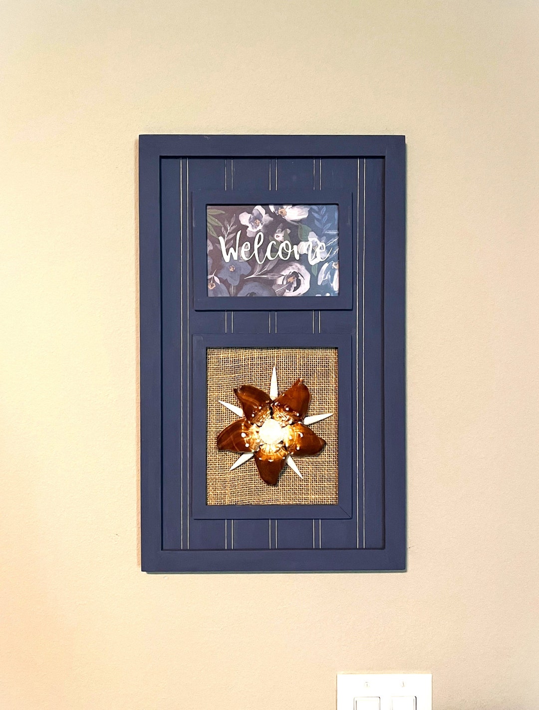 Coastal Decor Welcome Coastal Welcome Sign Welcome Sign With - Etsy