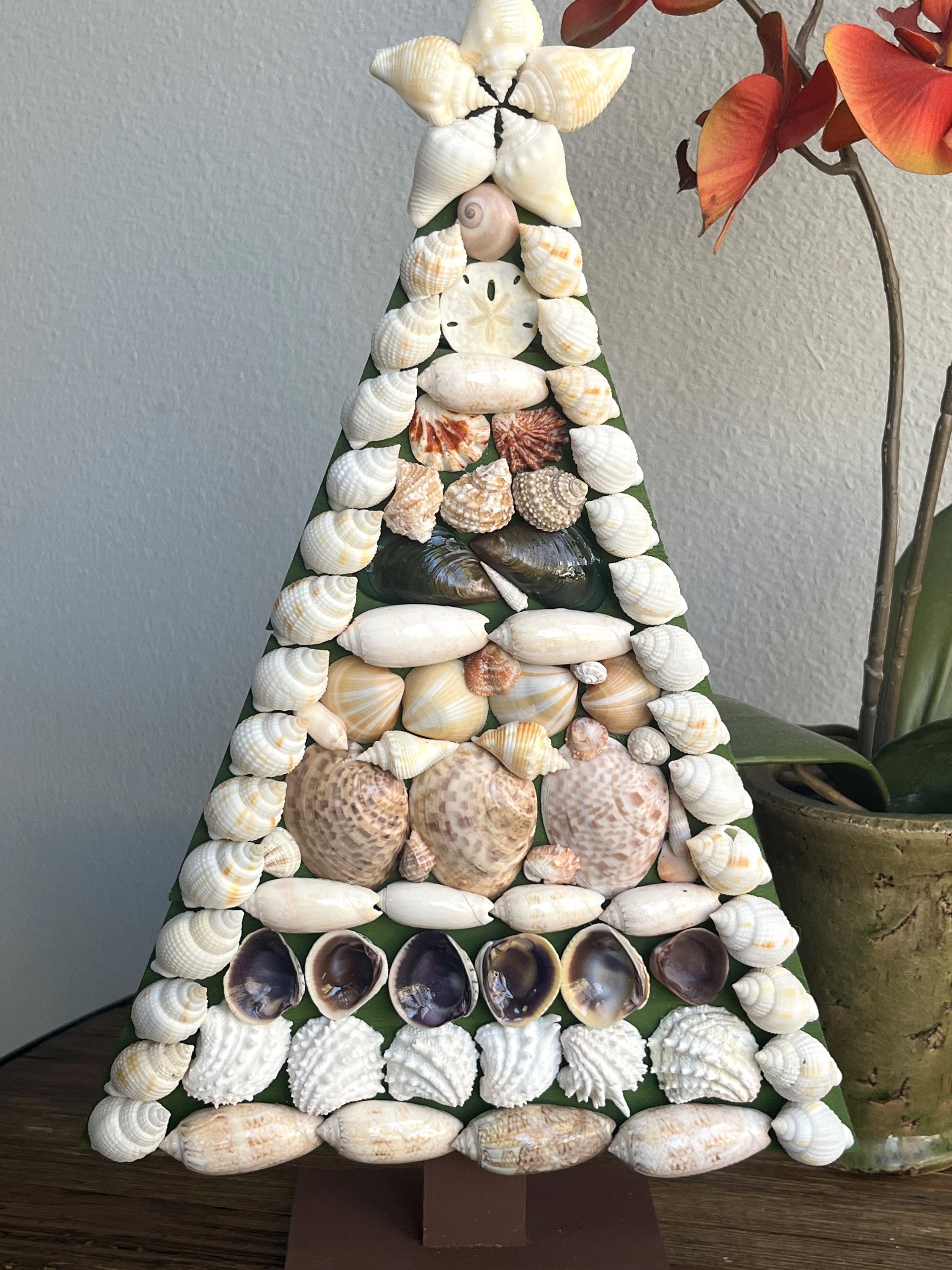 Seashell Tree, Seashell Christmas Tree, Coastal Christmas Tree, Coastal ...