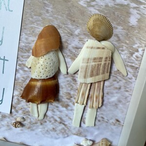 Seashell People Artwork, Beach Themed Gift, Gift for Friend, You Make ...