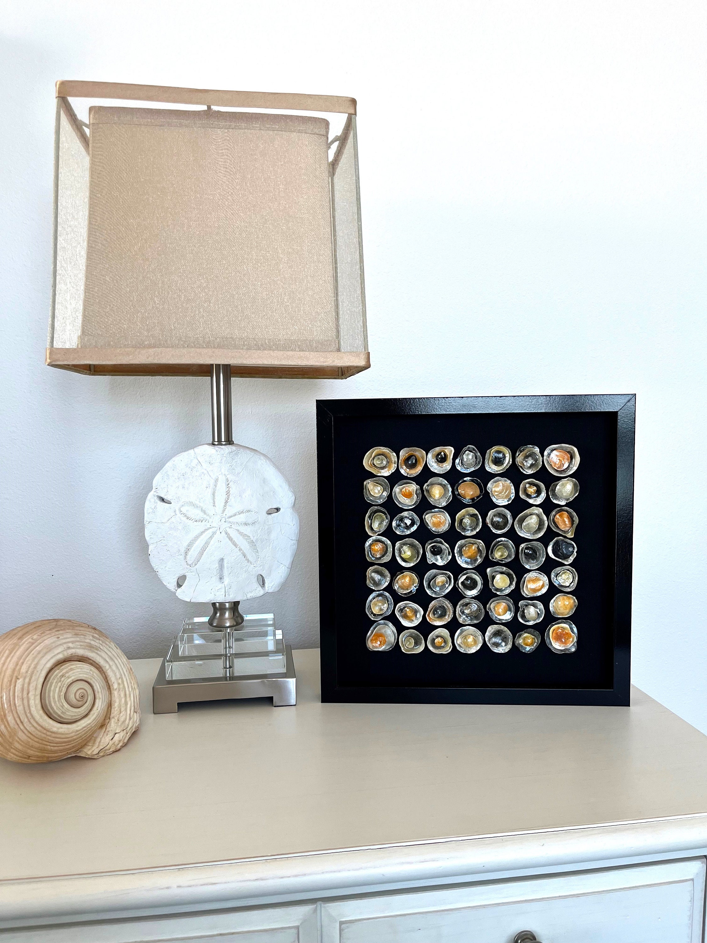Mosaic Seashell Art, 12x12 Seashell Shadowbox, Jingle Shell Art ...