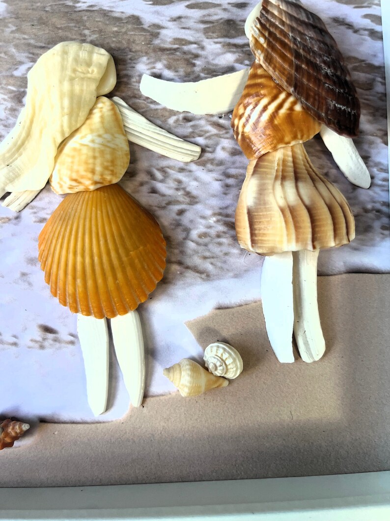 Seashell People Artwork, Beach Themed Gift, Gift for Friend, You Make ...