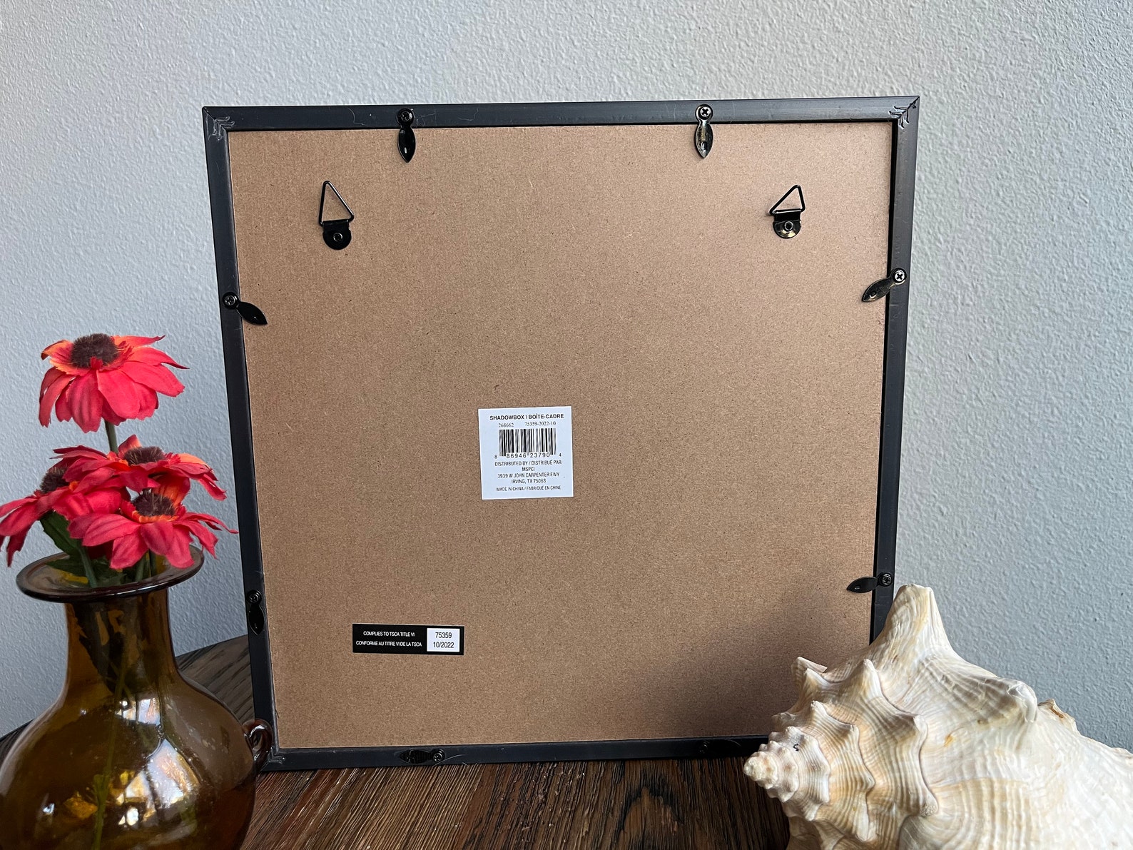 Seashell Butterfly, Seashell Collage Art, 12x12 Seashell Shadowbox ...