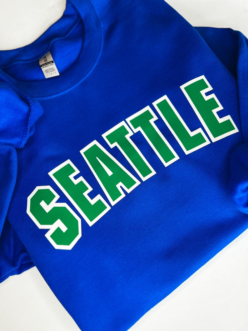 Seattle Seahawks Sweatshirt Vintage NFL Crewneck Football - Etsy