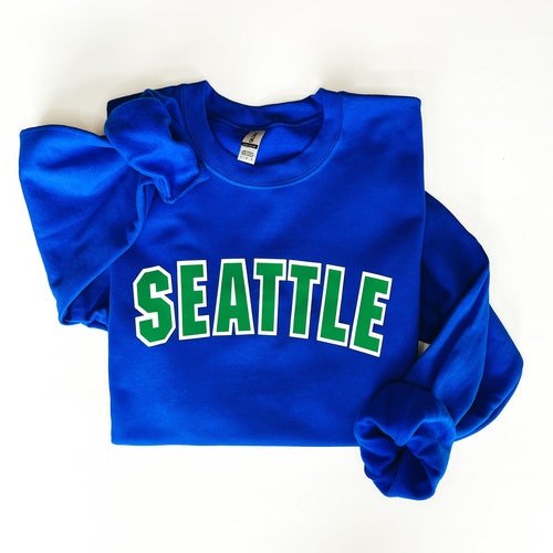 Seattle Seahawks Sweatshirt Vintage NFL Crewneck Football - Etsy