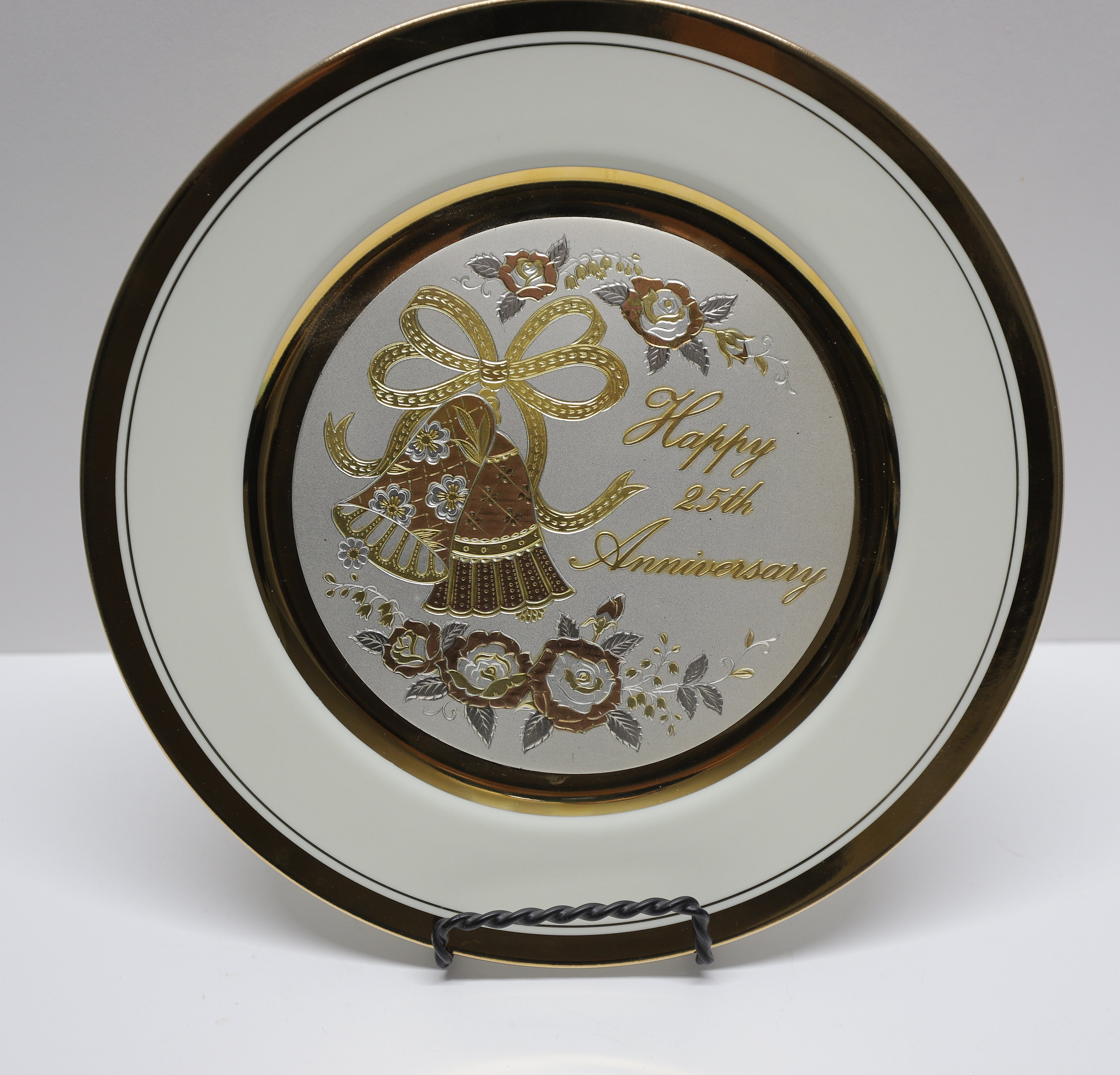 Chokin Limited Edition 25th Anniversary Plate by Yoshinobu Hara Vintage ...