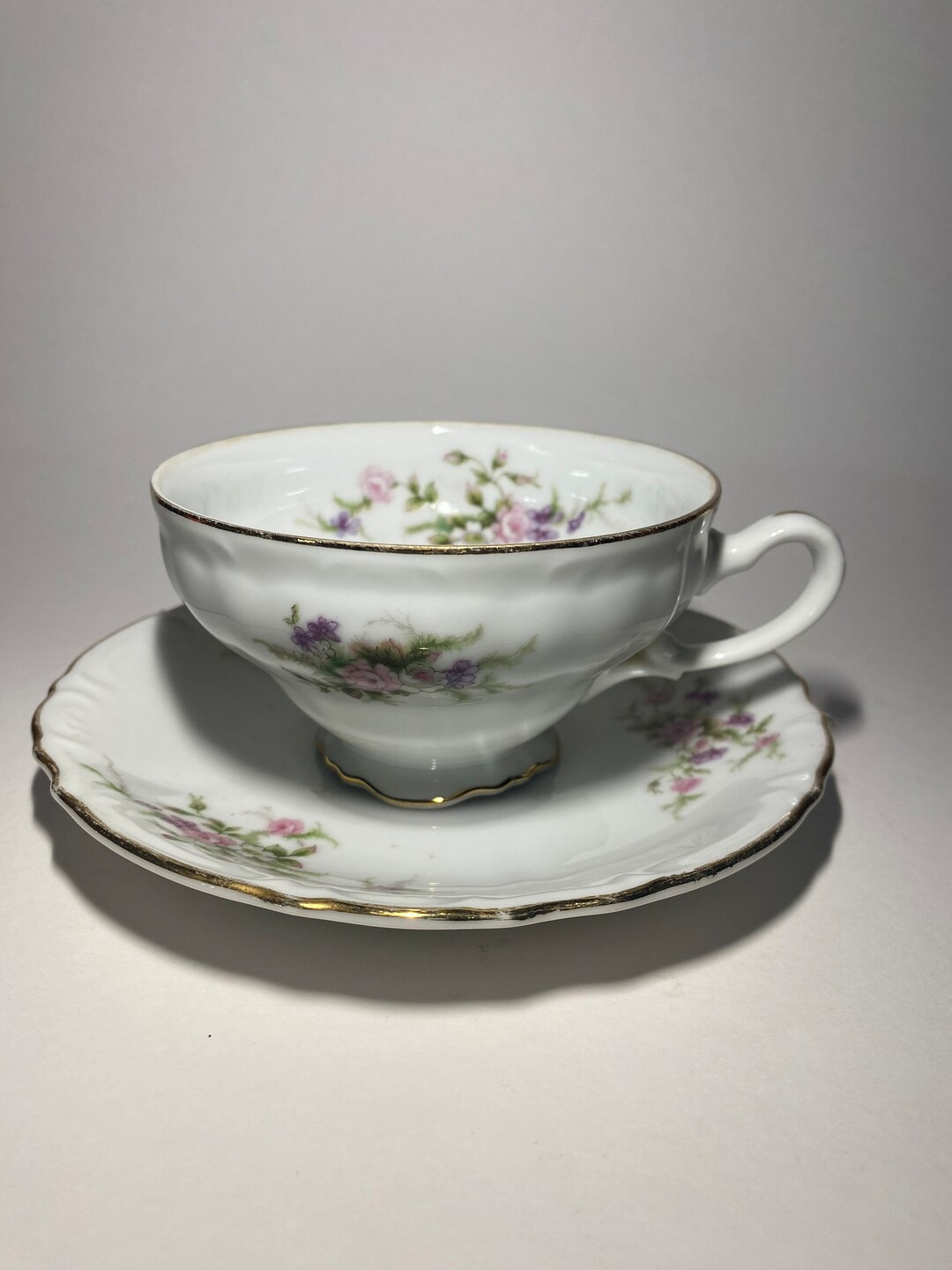 Japan Forget Me Not 18002R Pattern Cup and Saucer Set - Etsy