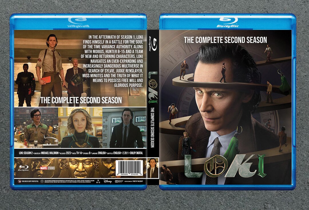 Loki Season 2 Custom Blu-ray Cover W/ Case NO DISC - Etsy