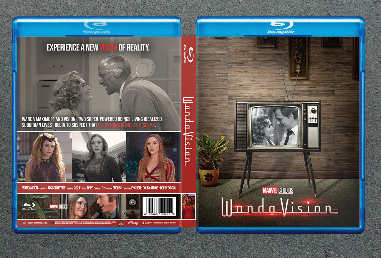 Wandavision Custom Blu-ray Cover W/ Case NO DISC - Etsy