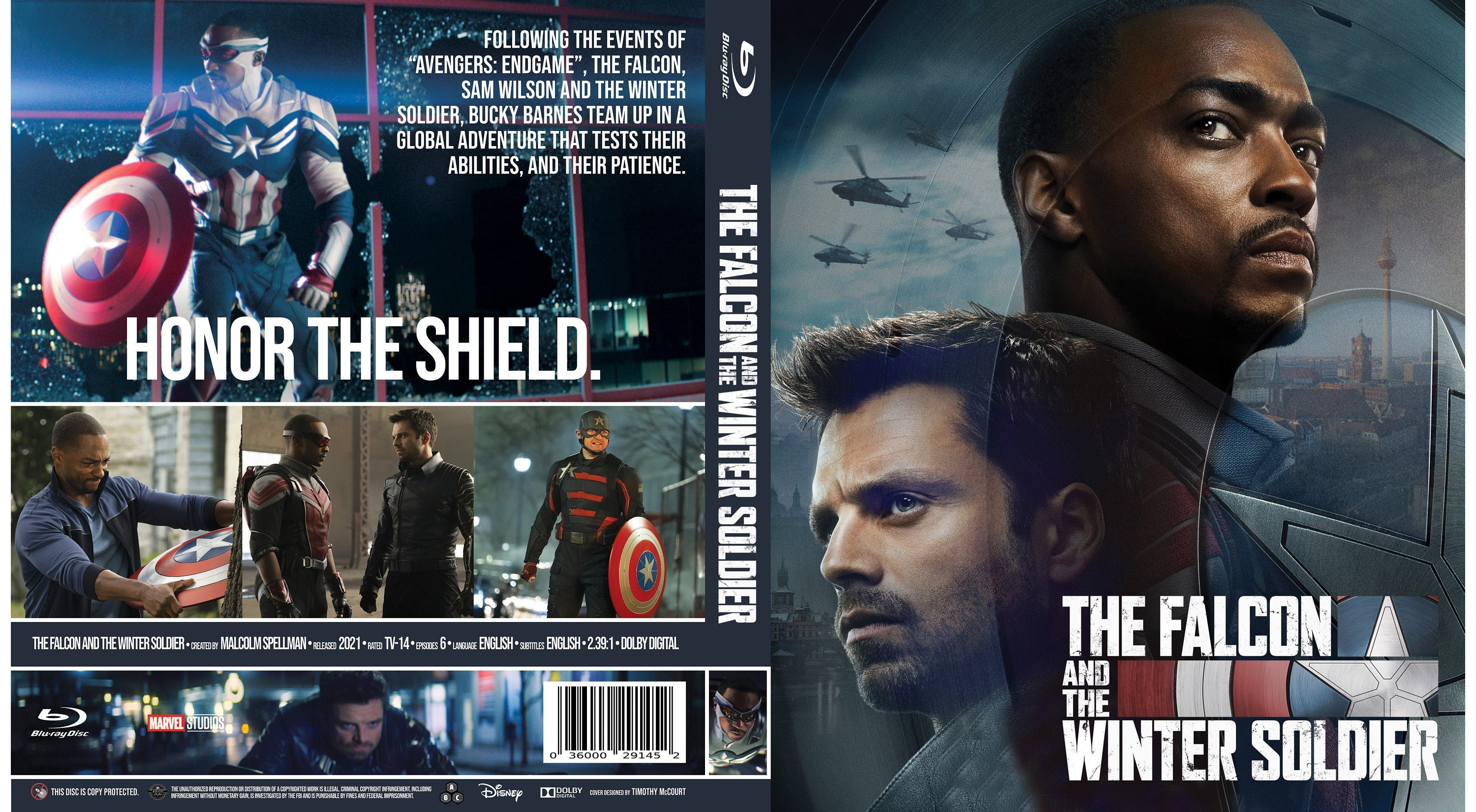 The Falcon and the Winter Soldier Bluray - Etsy