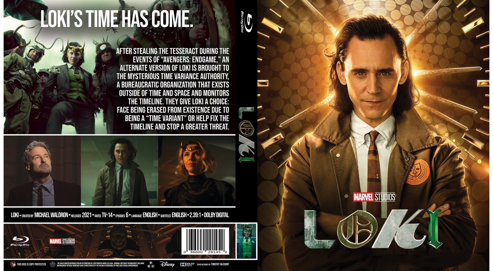 Loki Custom Blu Ray Cover W Case No Disc Etsy Ireland
