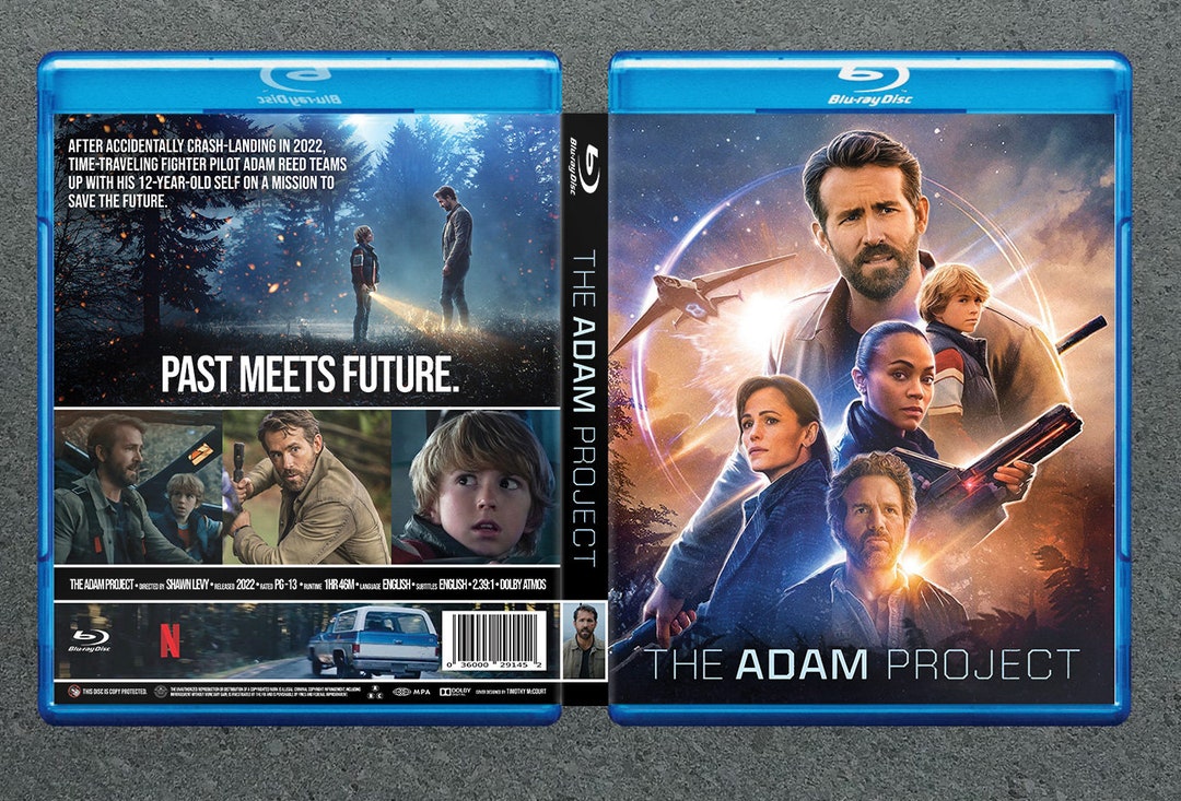 The Adam Project Custom Blu-ray Covers W/ Case (NO DISC) - Etsy