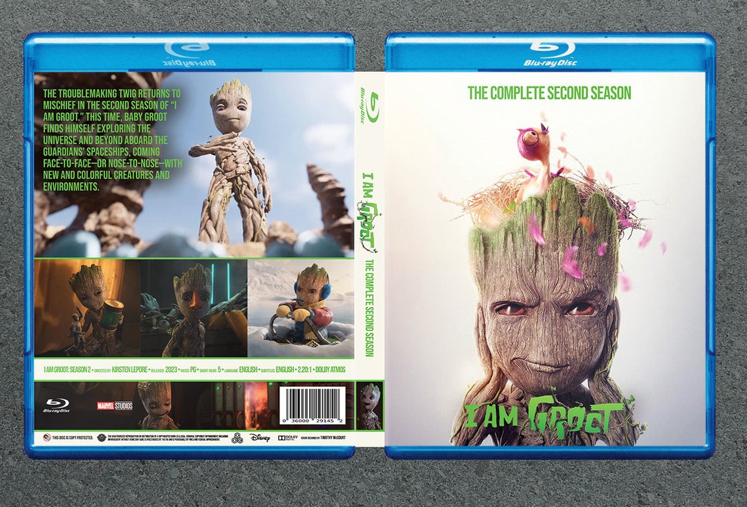 I Am Groot Season 2 Custom Blu-ray Cover W/ Case (NO DISC) - Etsy