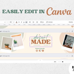 Soft Boho Business Card, Small Business Card, Boho Business Card ...