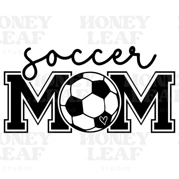 Soccer Mom SVG, Soccer SVG, Cut Files, Commercial Use, Cricut, Clip Art, Soccer Player SVG ...