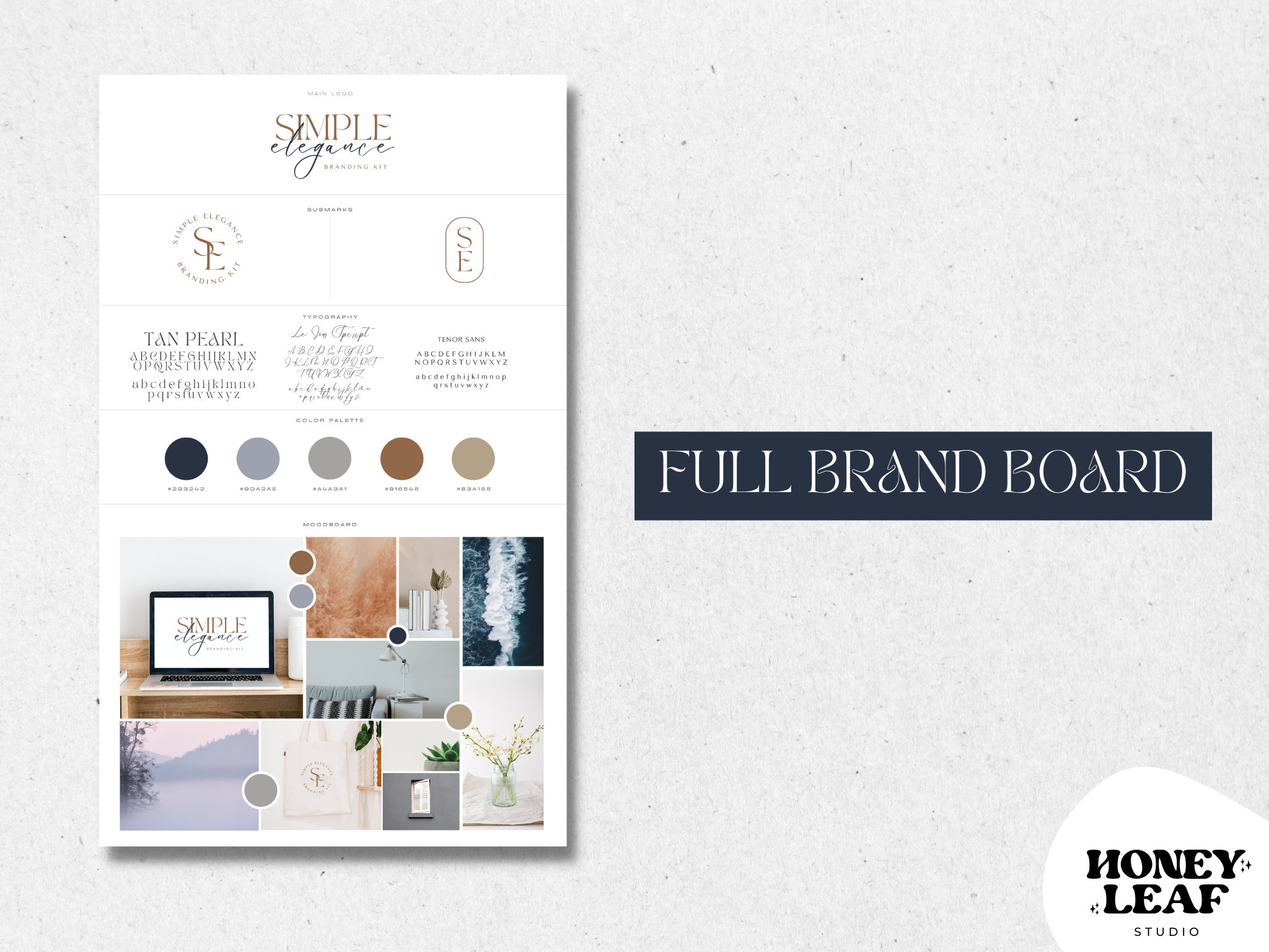 Simple Elegance Brand Kit, Elegant Brand, Etsy Branding Kit, Brand Kit ...