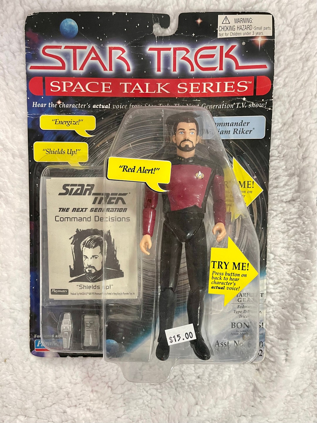 Star Trek Next Generation Commander William Ryker Figure, New in ...