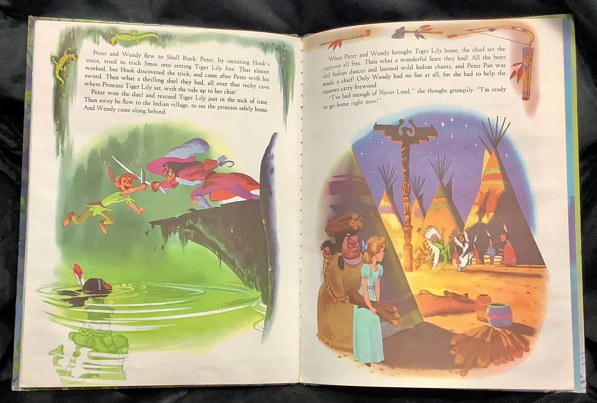 Vintage Walt DISNEY'S PETER PAN Big Golden Book - Etsy