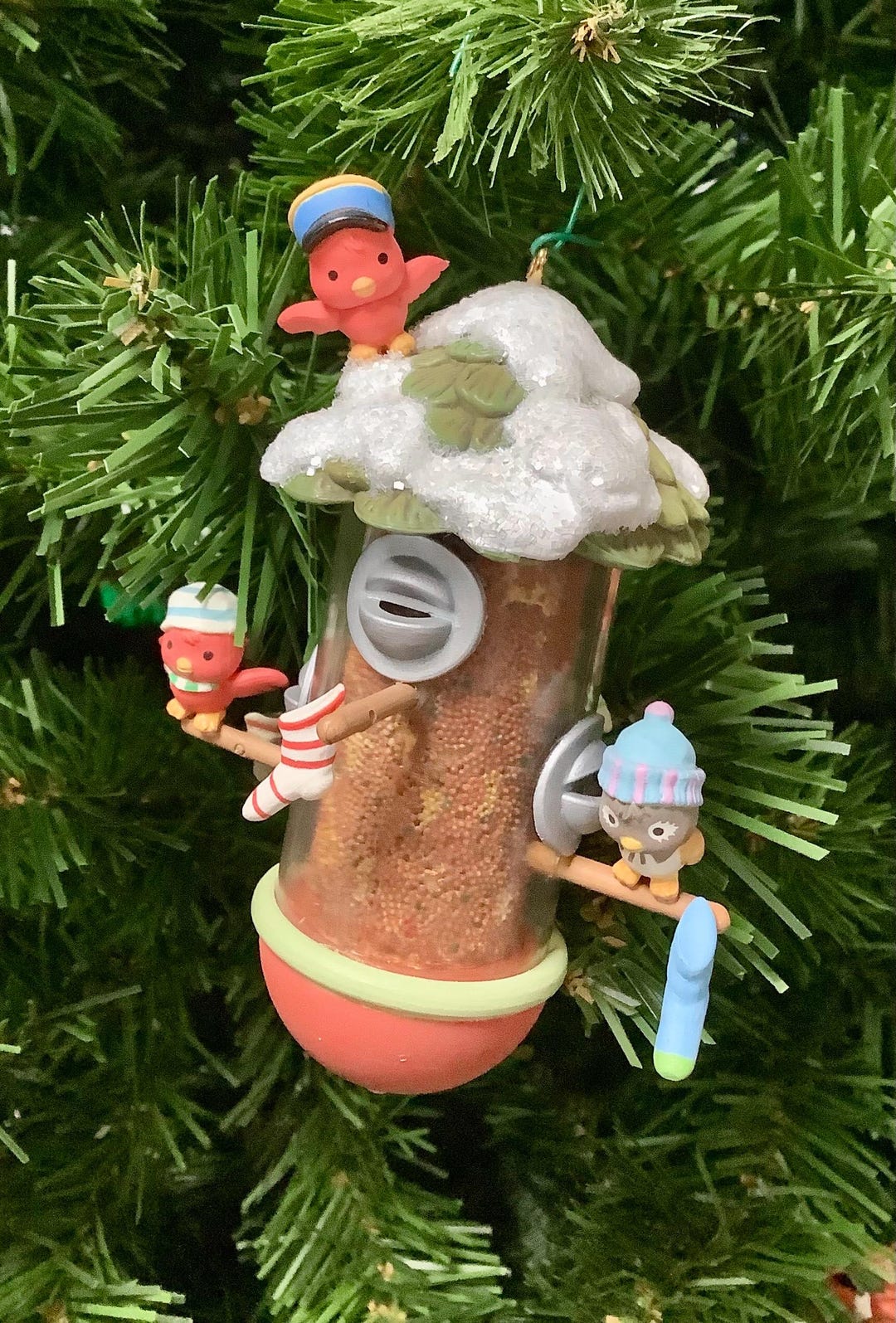 1991 ENESCO Pretend Bird Feeder Christmas Tree Ornament - Etsy