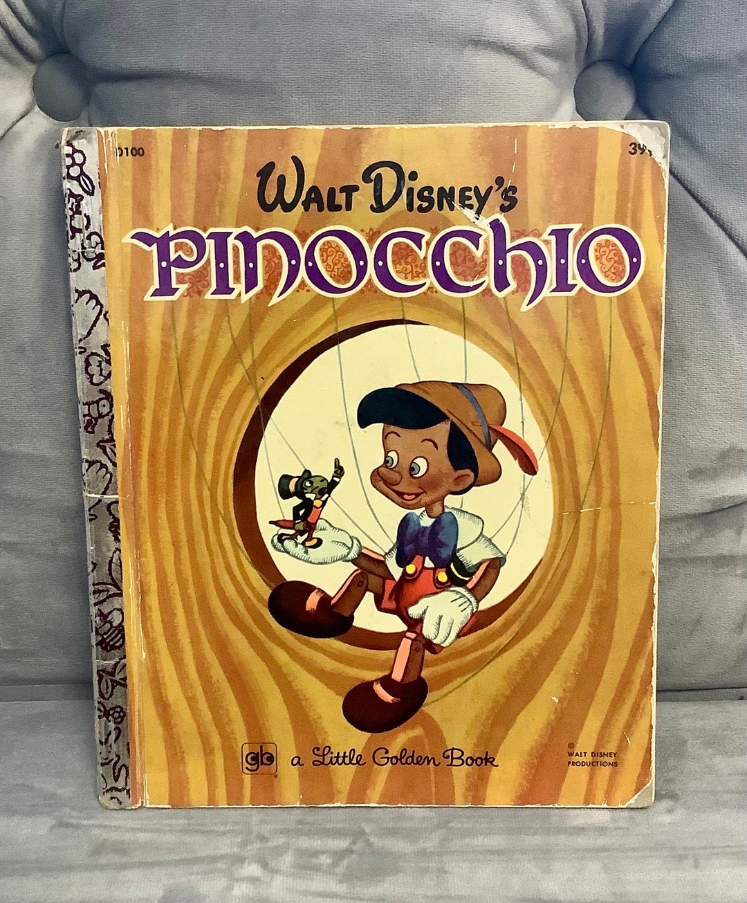 Vintage 1948 Walt DISNEY Little GOLDEN pinocchio Book - Etsy