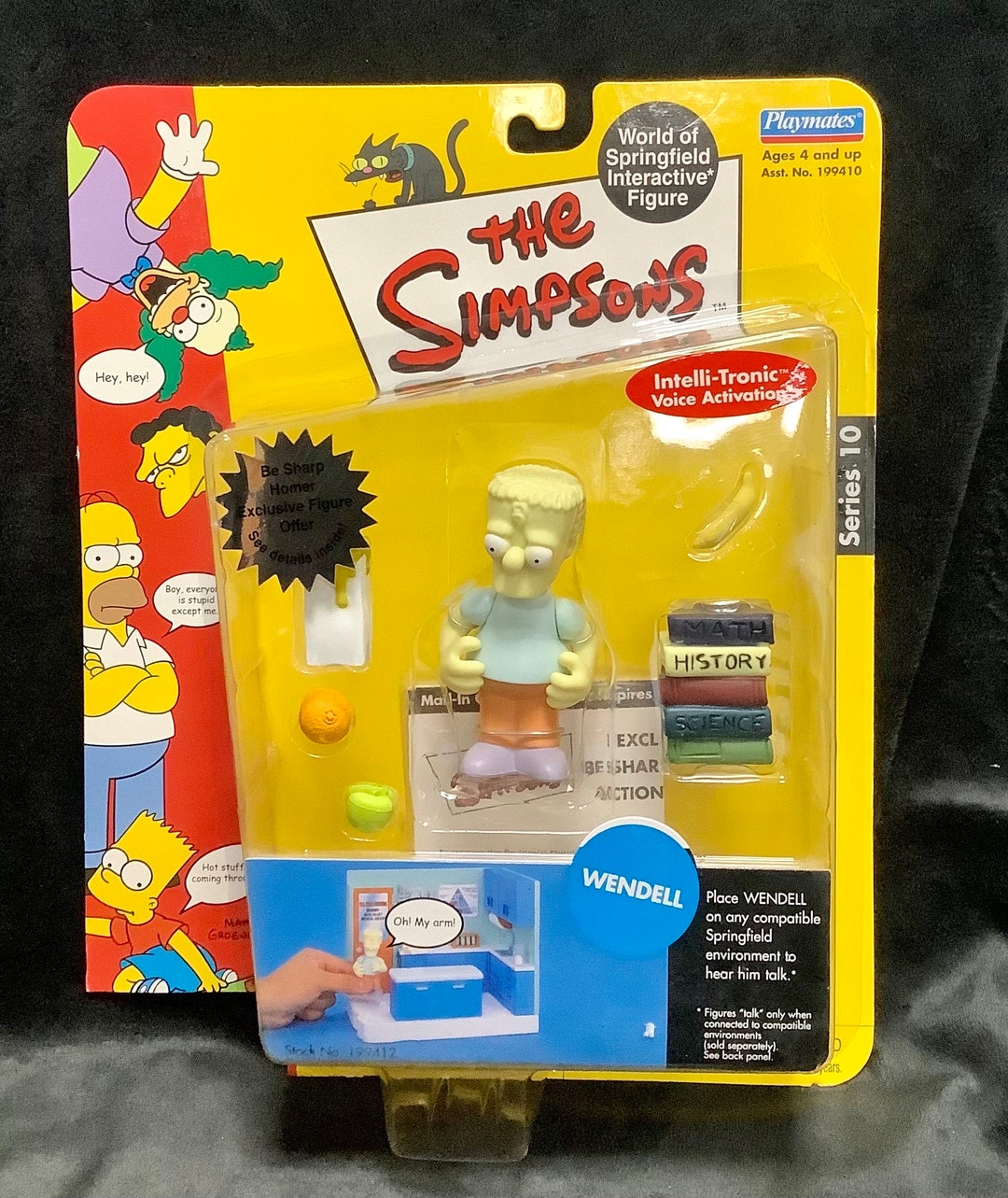 2002 Unopened SIMPSONS World of Springfield wendell INTERACTIVE FIGURE ...