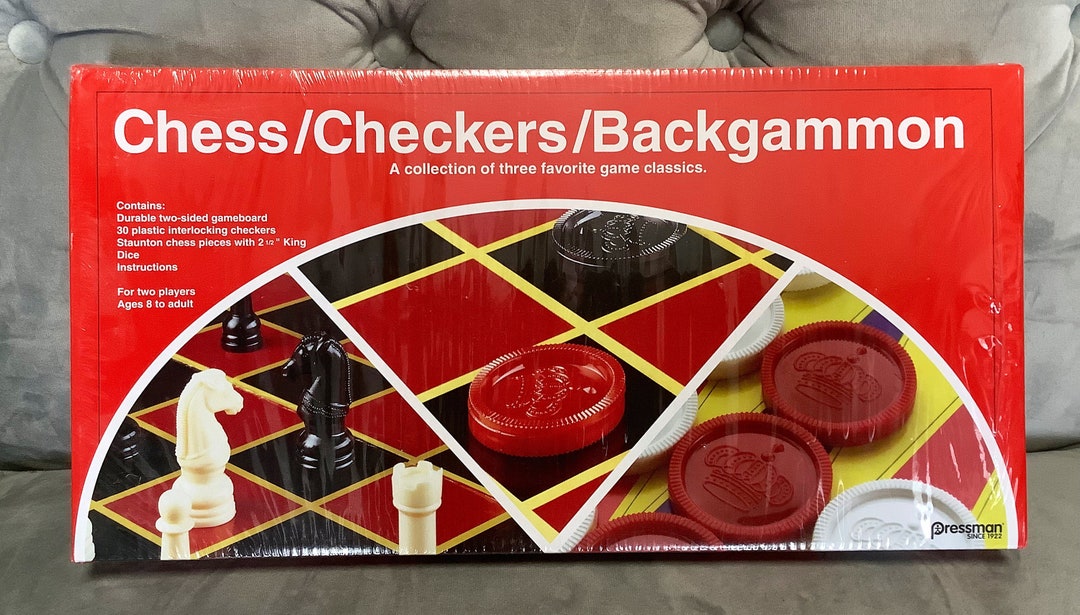 Unopened 2017 Pressman Toy Corp Chess/checkers/backgammon Family Game ...
