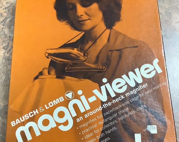 BAUSCH & LOMB Magni Viewer Around the Neck MAGNIFIER - Etsy