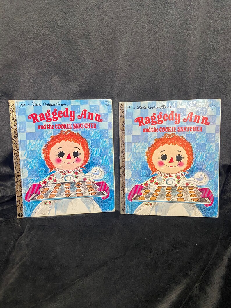 Vintage 1972 RAGGEDY ANN and the Cookie Snatcher Little Golden BOOKS - Etsy