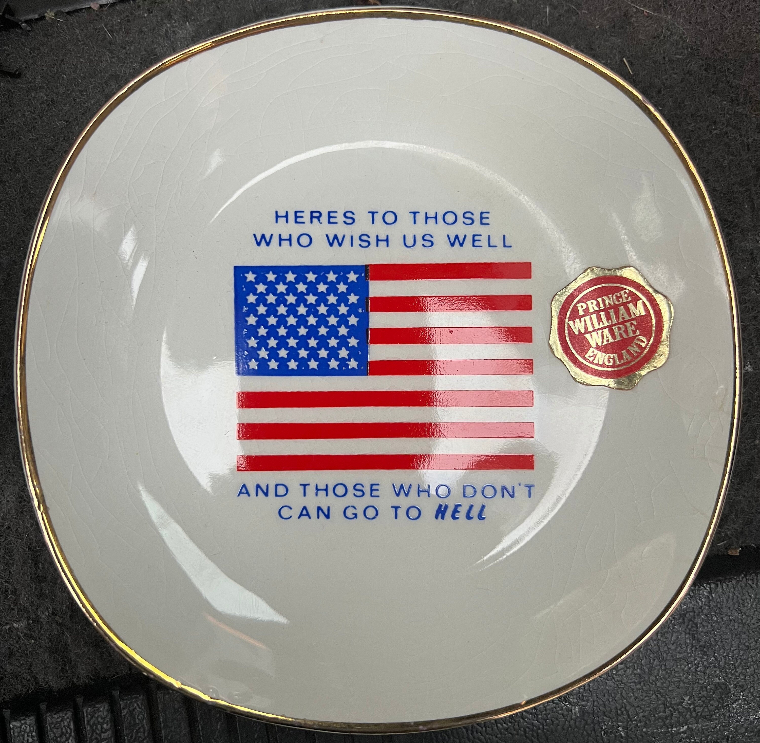 Vintage PRINCE WILLIAM WARE 22 Carat Gold Plate - Etsy