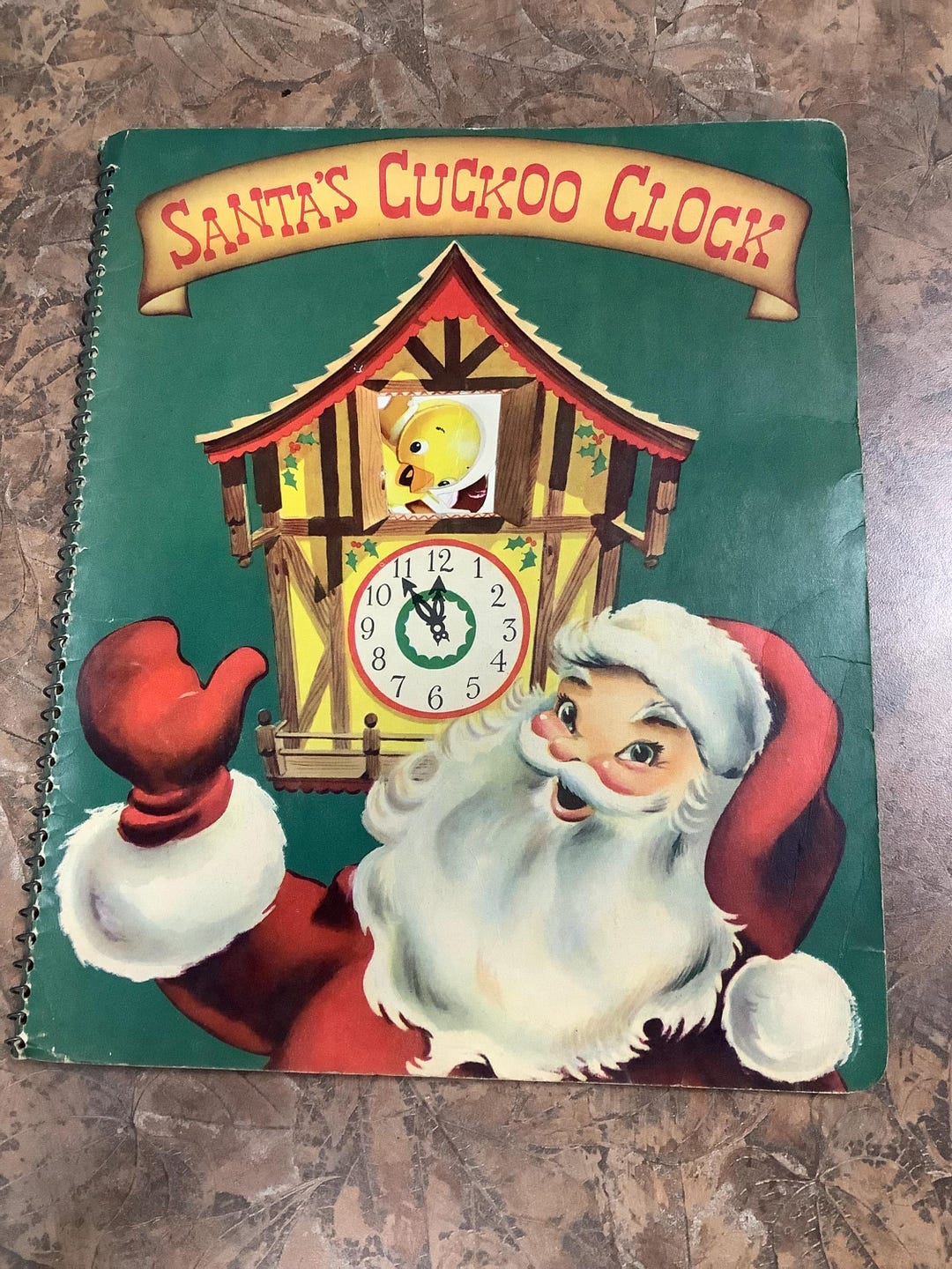Vintage 1954 SANTAS CUCKOO CLOCK Book, by Dorothy King - Etsy