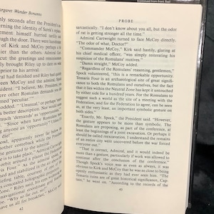 1992 Paramount Pictures "star TREK Probe" A Hard Cover Novel by ...