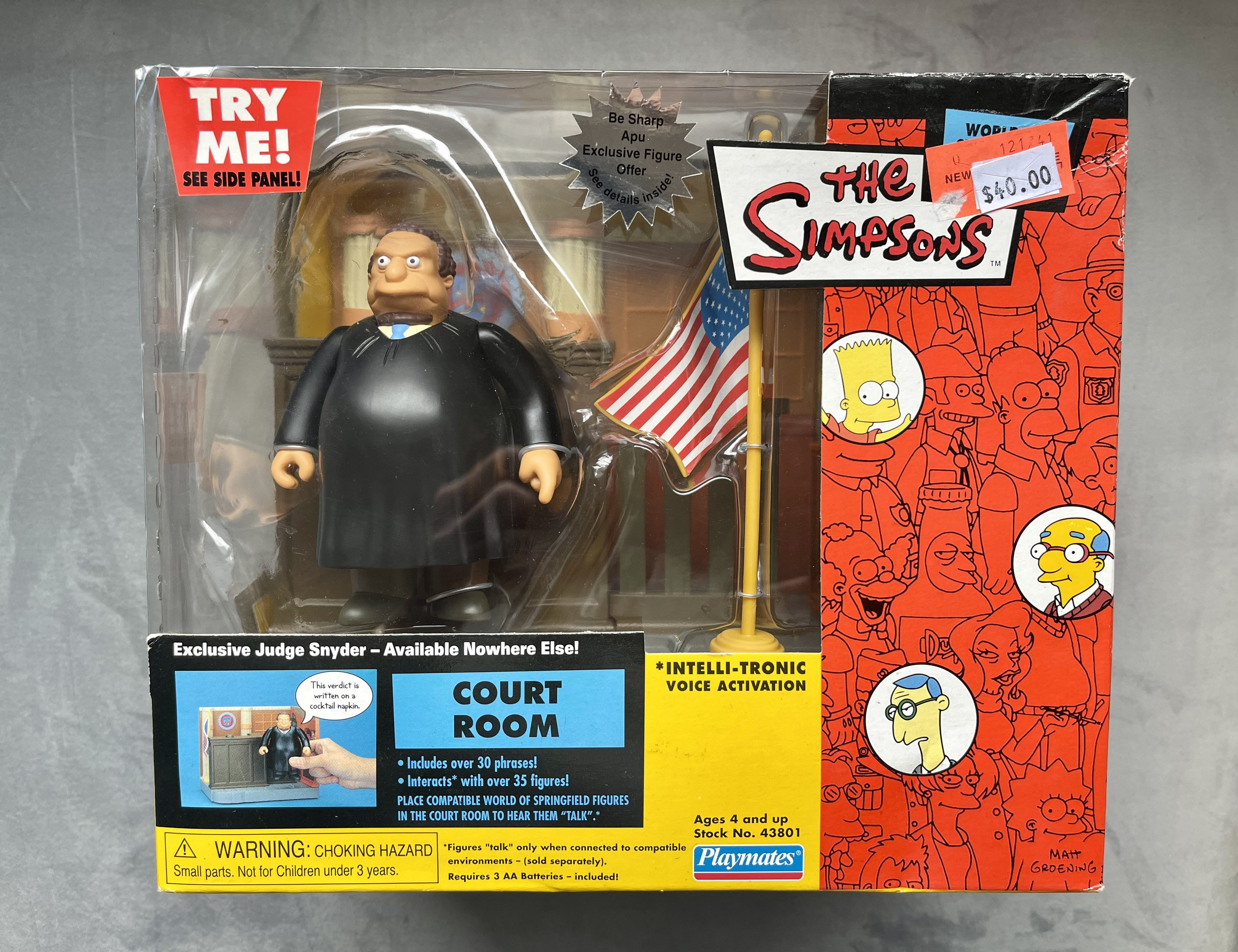 2003 UNOPENED the SIMPSONS World of Springfield INTERACTIVE Environment ...