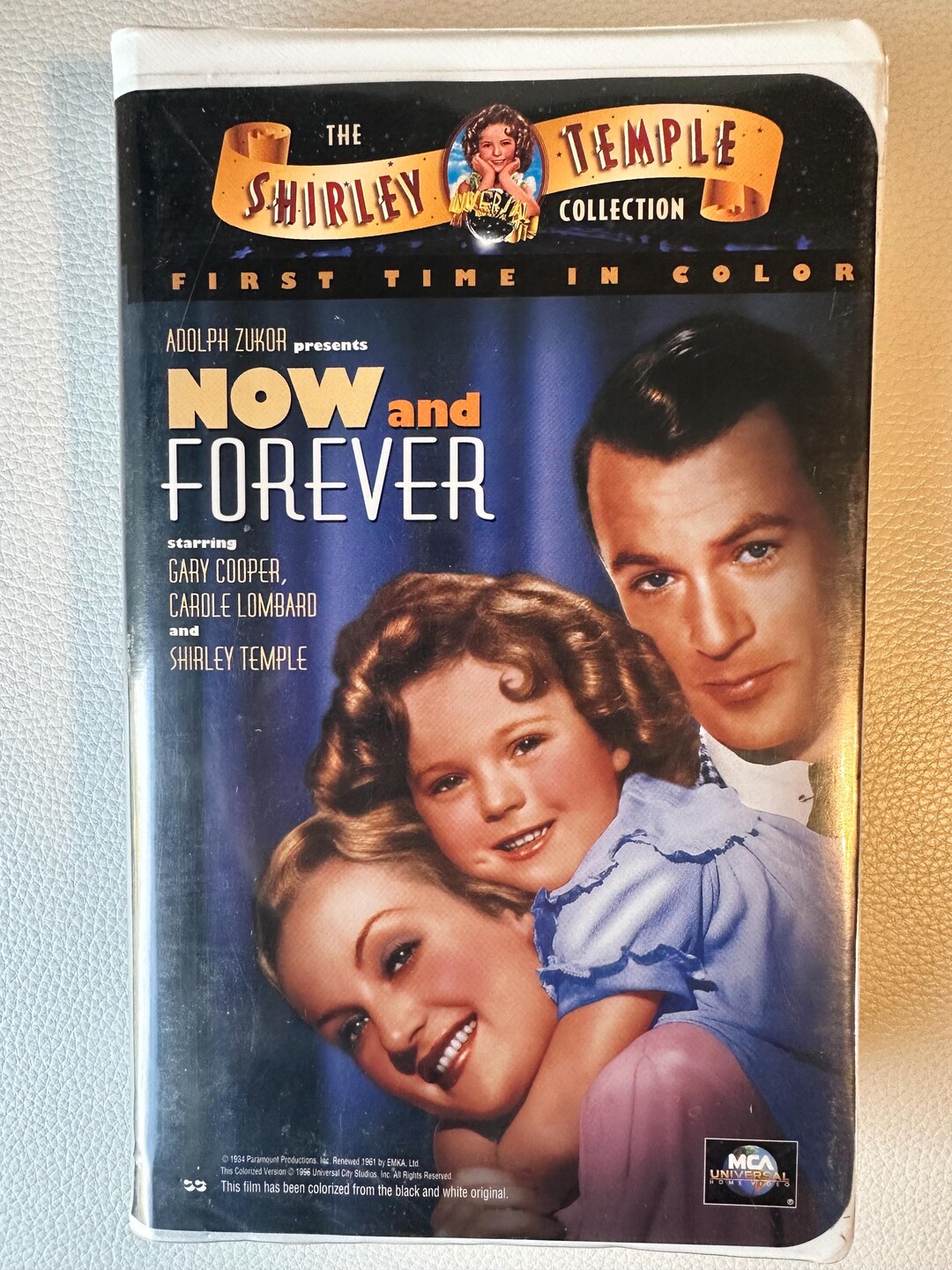 1996 the SHIRLEY TEMPLE in Color VHS "now and Forever" - Etsy