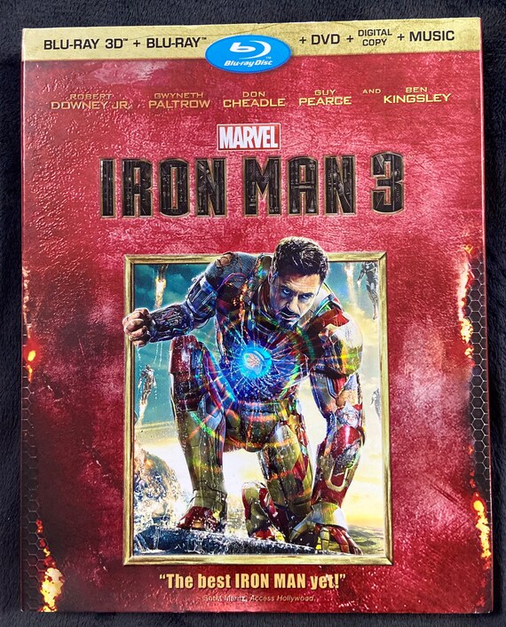 Iron Man 3 Blu Ray Cover