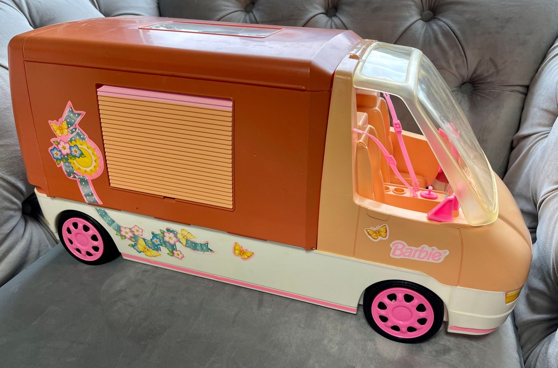 VINTAGE 1996 Mattel BARBIE MOTORHOME a Magical Traveling - Etsy