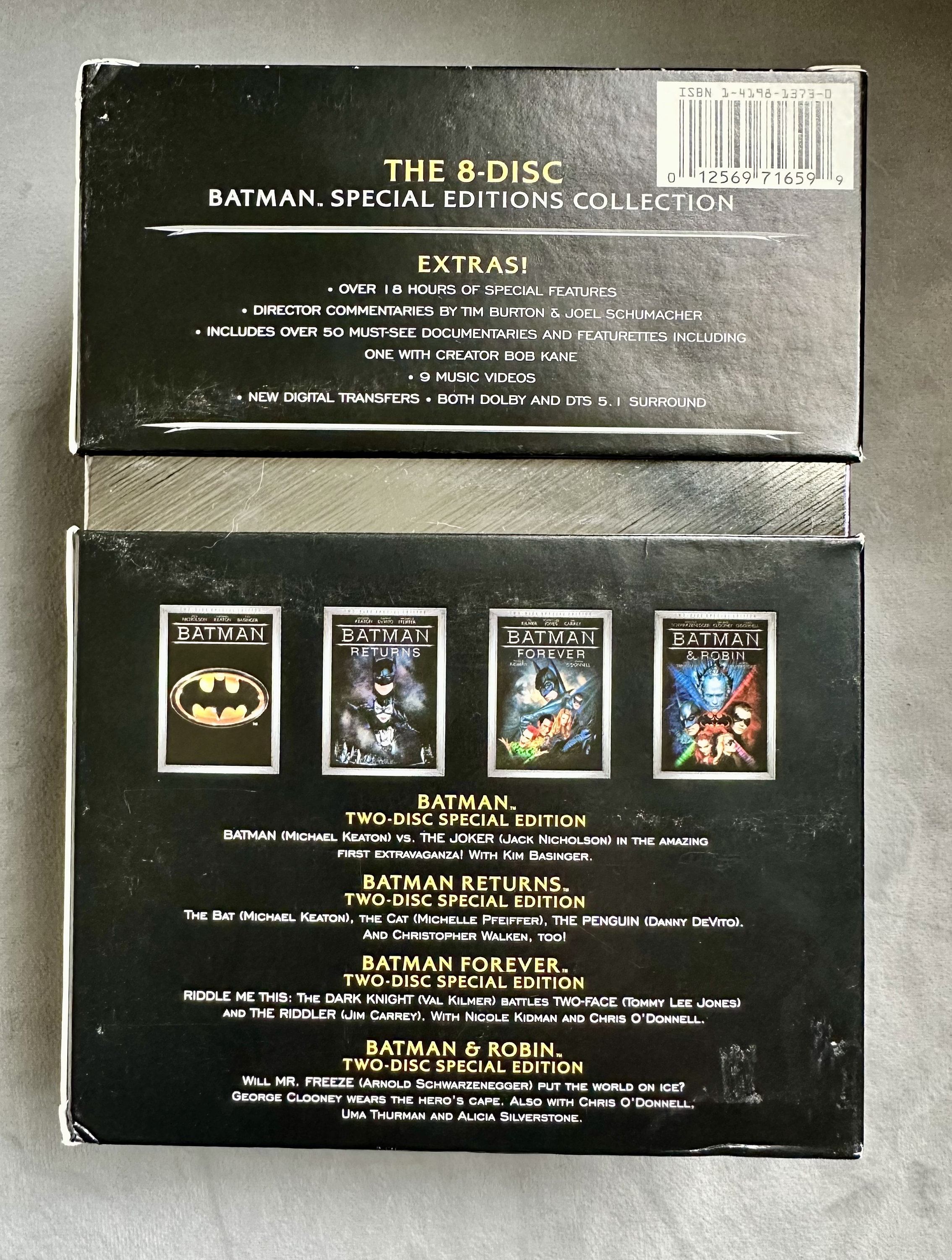 BATMAN: the Motion Picture ANTHOLOGY 1989-1997 DVD Set - Etsy