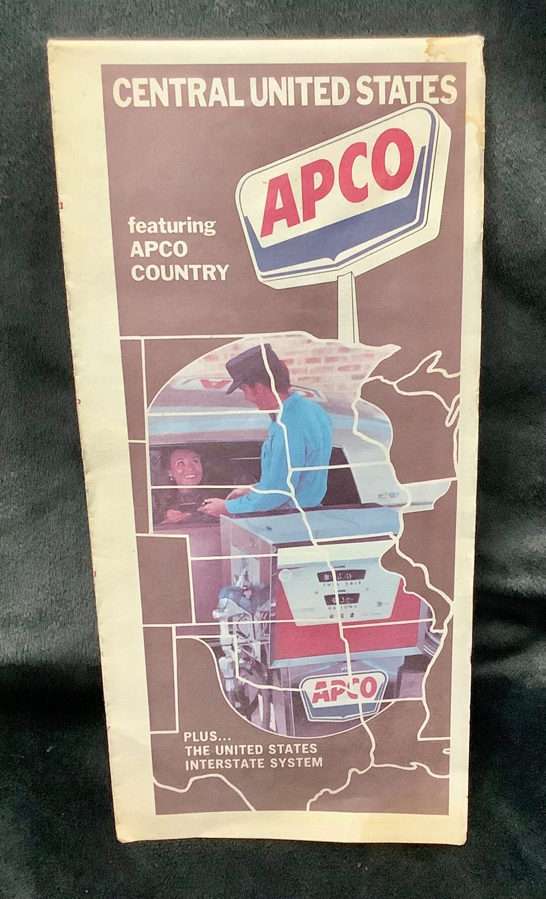 1979 APCO COUNTRY Vintage MAP of the Central United States - Etsy