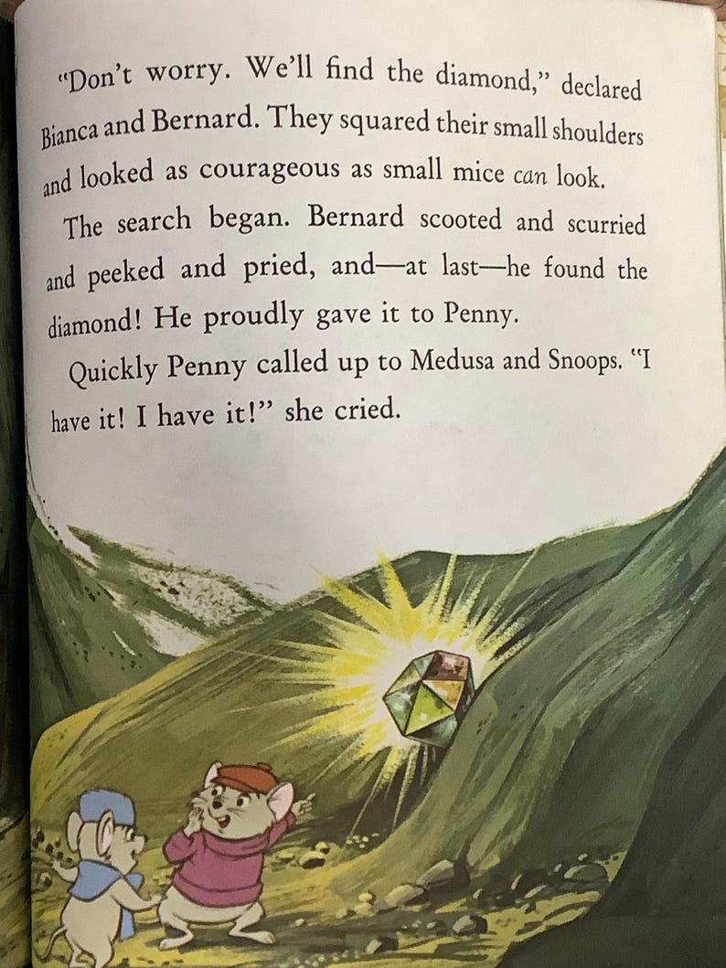 1970s DISNEY Little GOLDEN BOOK "the Rescuers" - Etsy