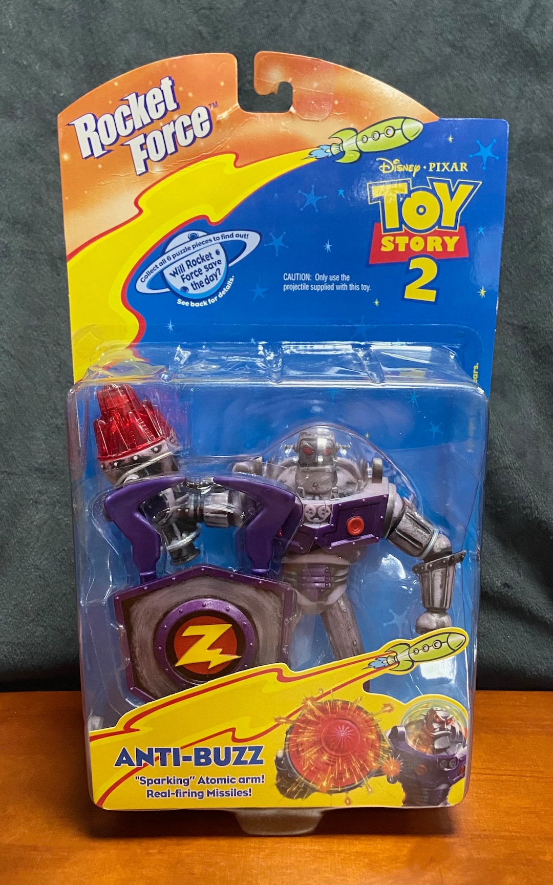 Unopened 1999 Disney Pixar Mattel TOY STORY 2 rocket Force Anti-buzz ...