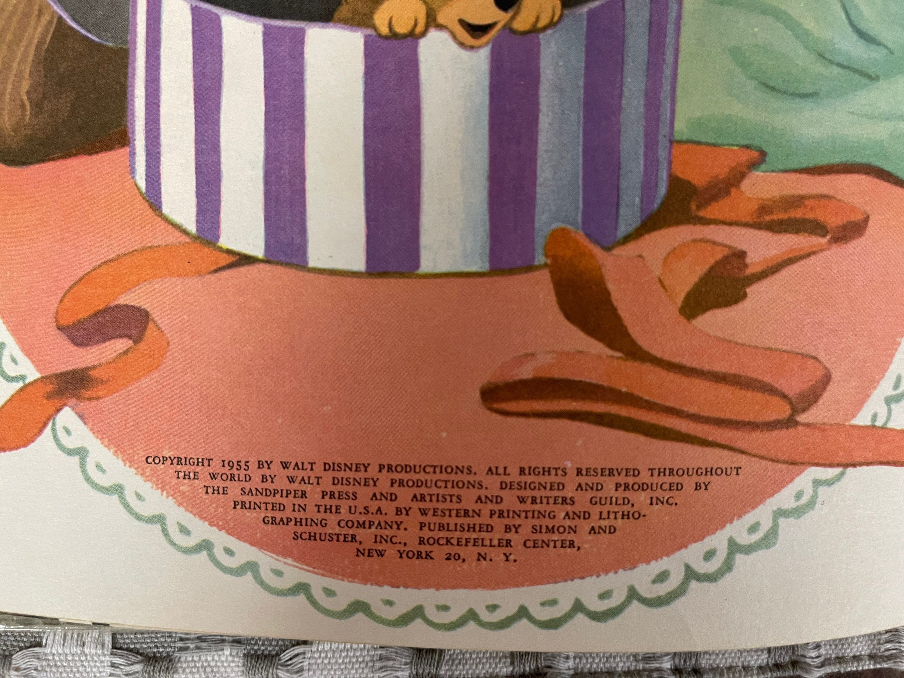 1955 Walt Disneys LADY and the TRAMP A Big Golden Book - Etsy