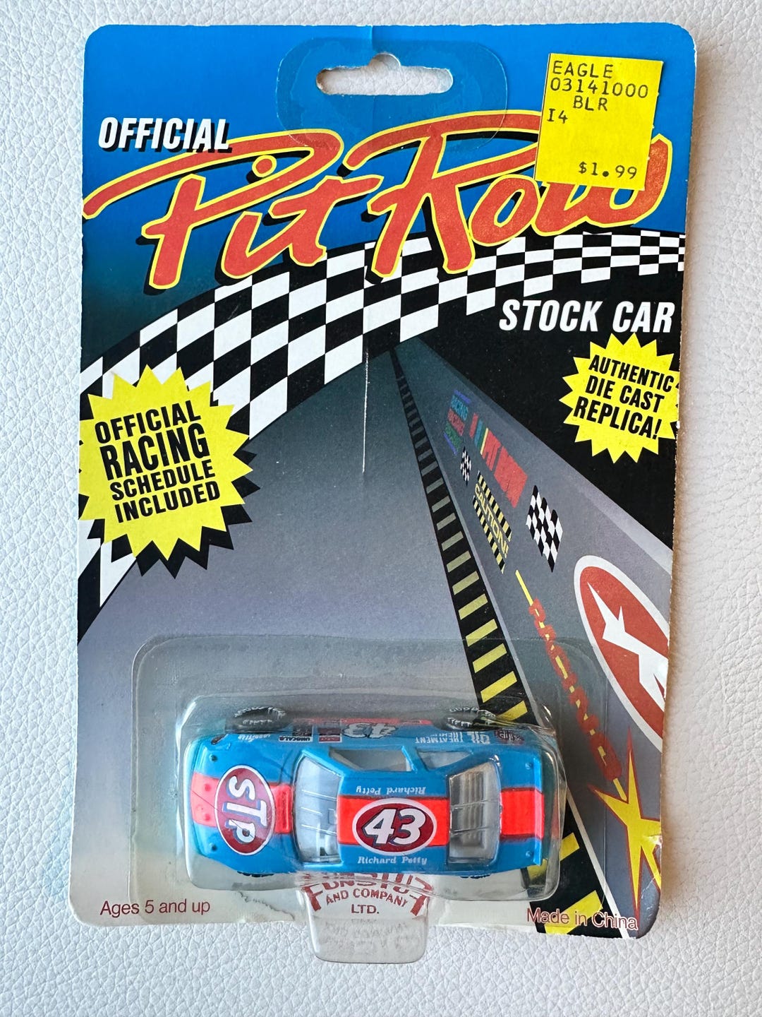 1992 Official Funstuff Company Pit Row Stock Car Richard Petty 43 Die ...