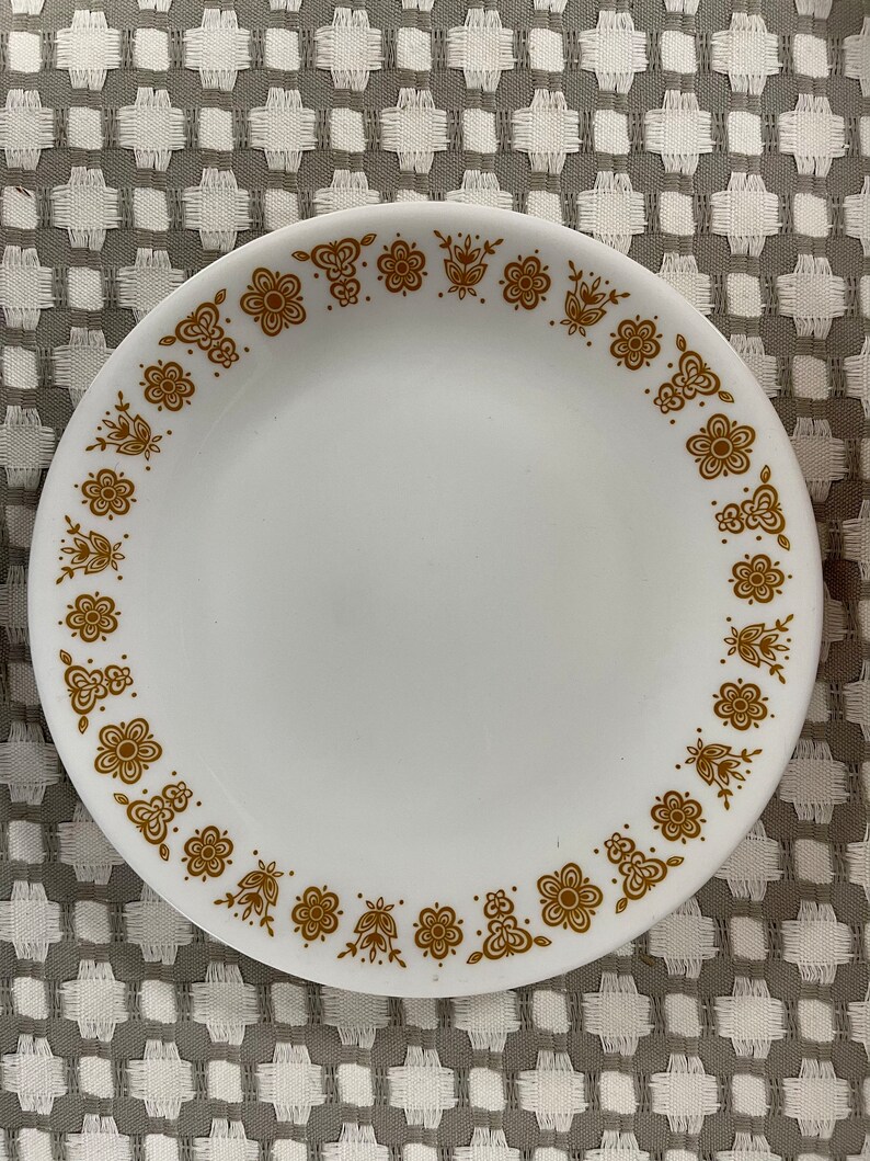 VINTAGE Corelle Butterfly Gold Dinnerware 11 Pieces - Etsy