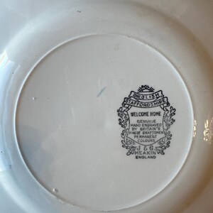 Rare J&G Meakin Staffordshire England Welcome Home Winter Scene 10 ...