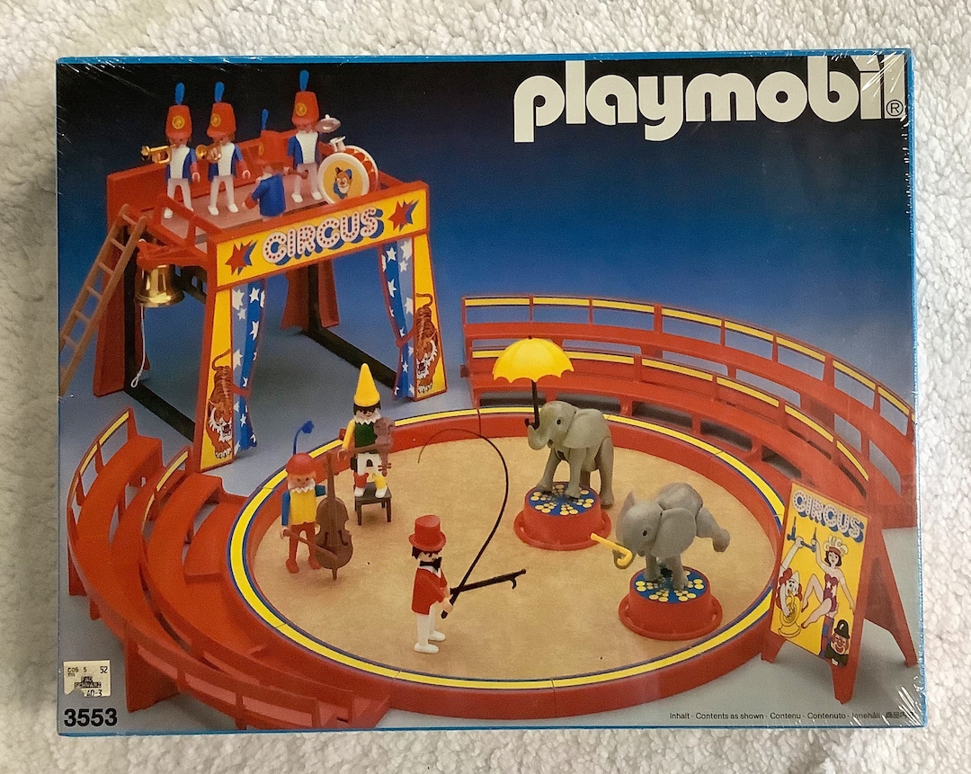 1984 Circus ROMANI PLAYMOBIL Set 3553 With Baby Elephants, Ringleader ...